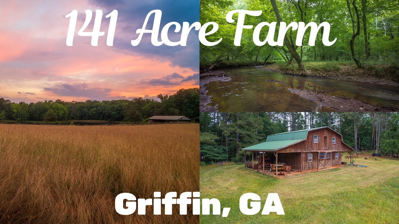 DREAM FARM! 141 Acre Pristine Farm in Griffin, GA!!! - YouTube