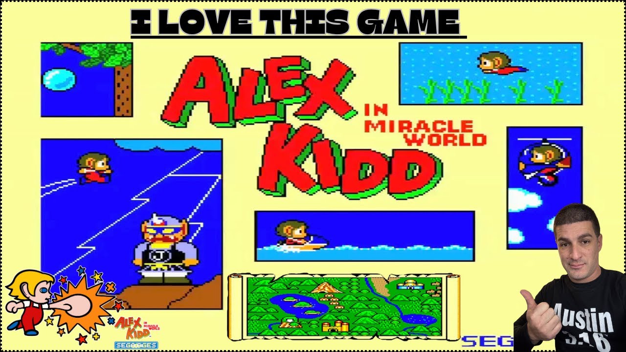 A true classic! This one brought a lot of memories! Alex Kid in Miracle ...