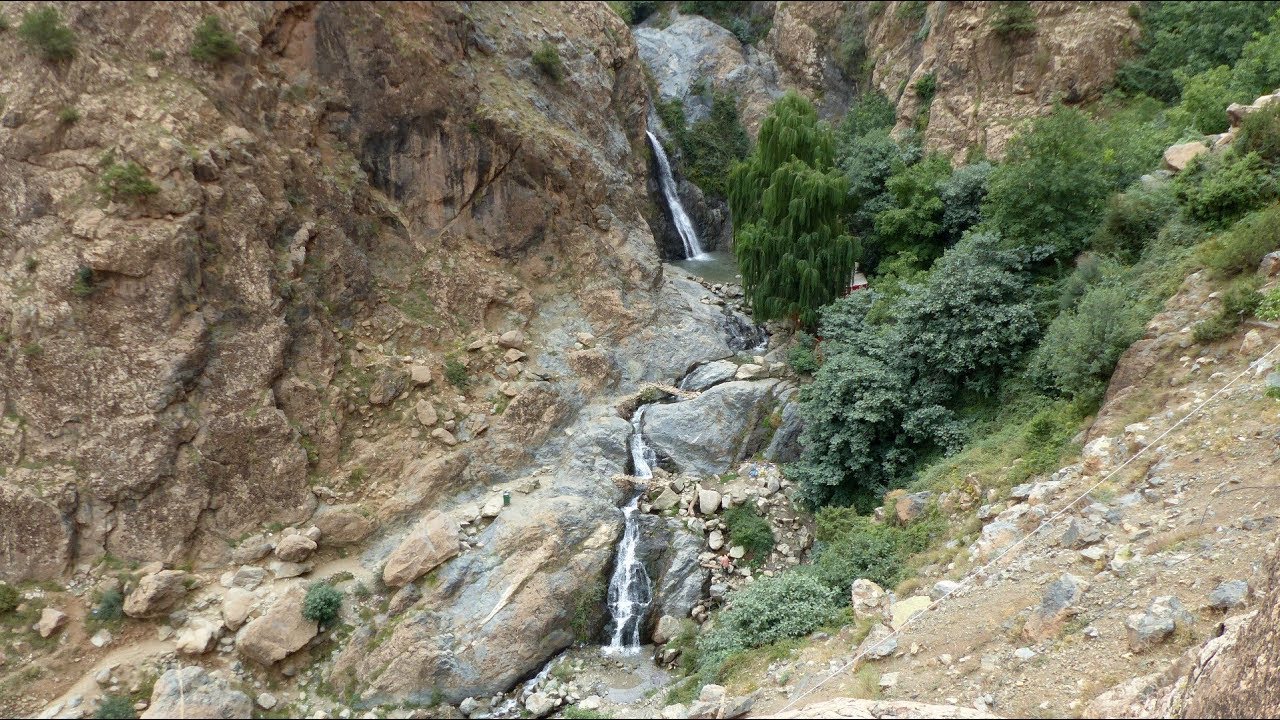 CASCADES DE LA VALLÉE DE L'OURIKA - MAROC - YouTube