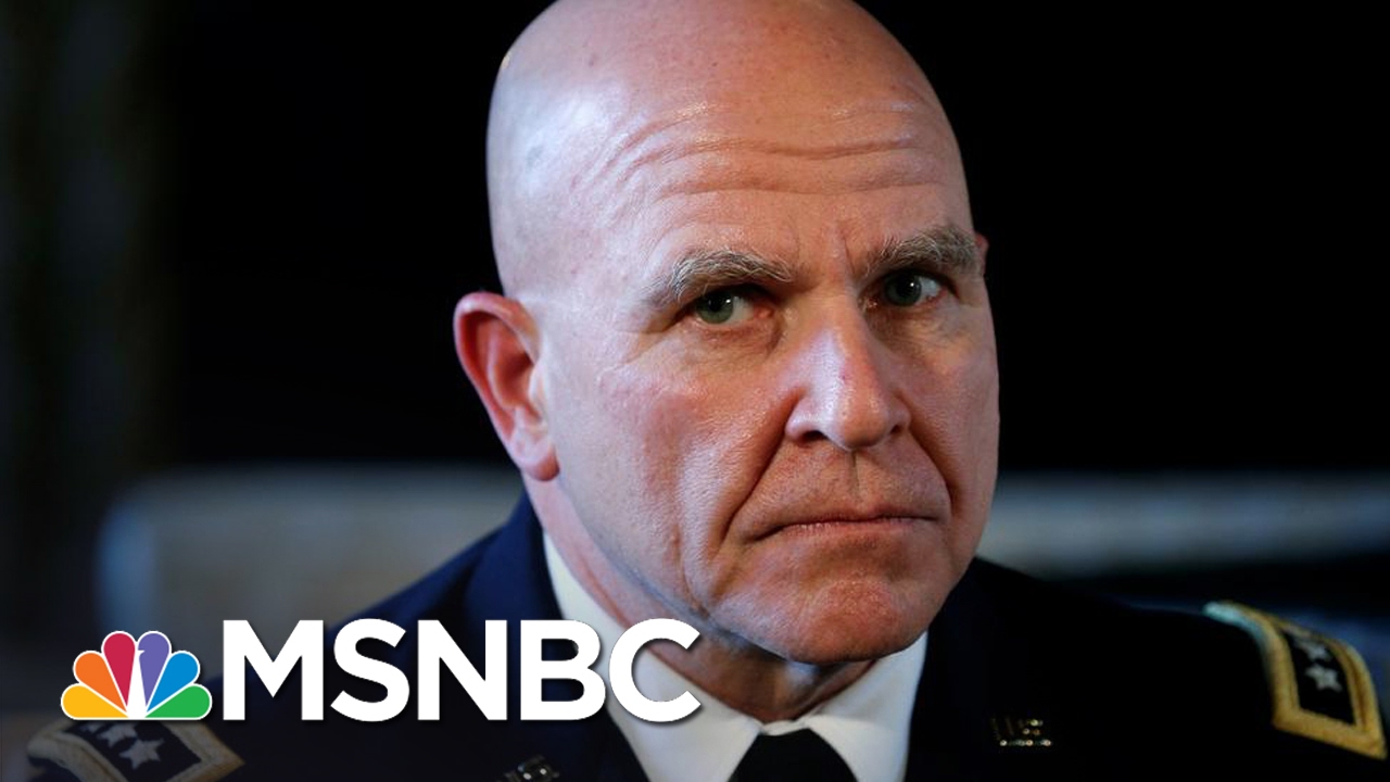 General H. R. McMaster Known For Speaking Truth To Power | Rachel ...