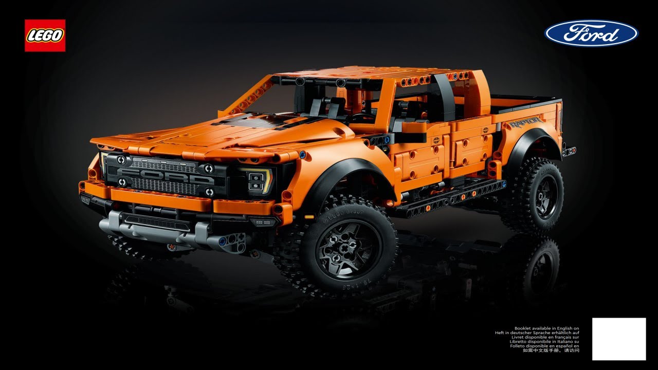 LEGO instructions - Technic - 42126 - Ford F-150 Raptor - YouTube