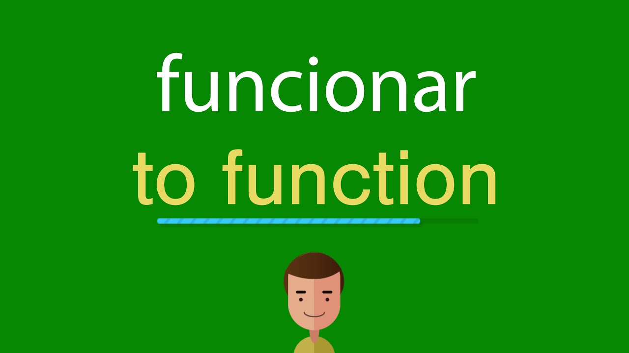 Como dizer funcionar em inglês - YouTube