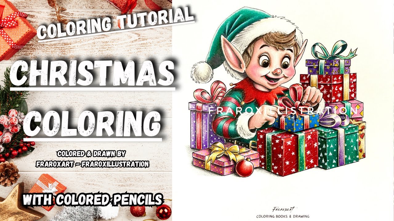 Coloriamo insieme un elfo natalizio! 🎄 | Christmas 2024 Coloring Tutorial - YouTube