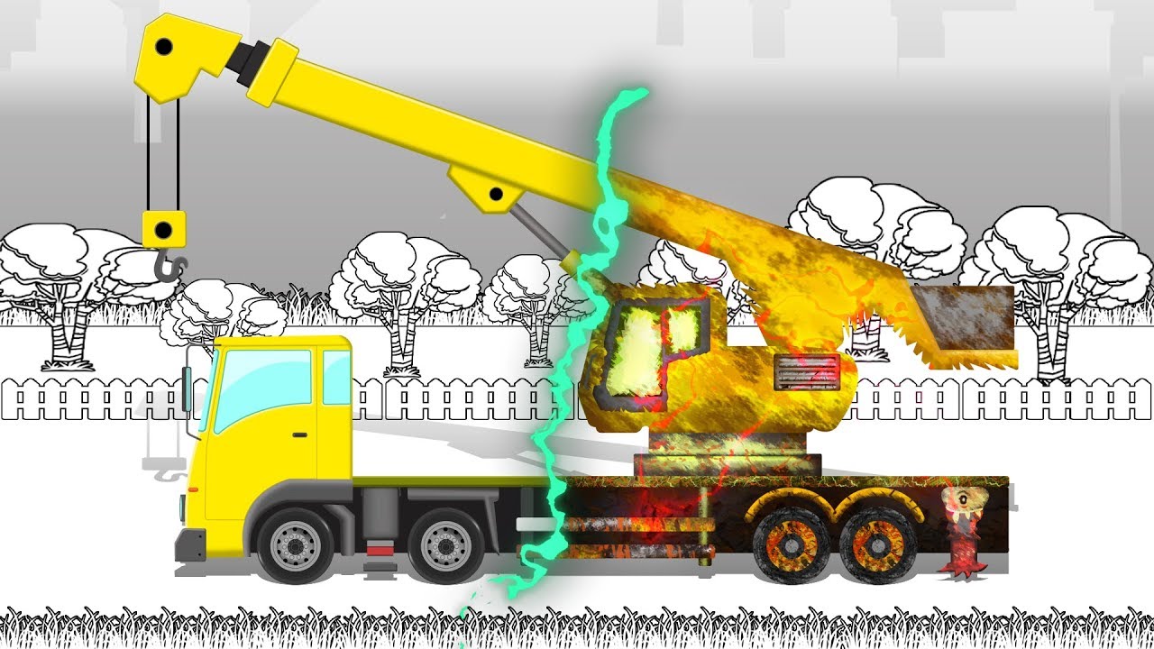 Good and Evil | Crane | Construction Vehicle | Educational Video - YouTube