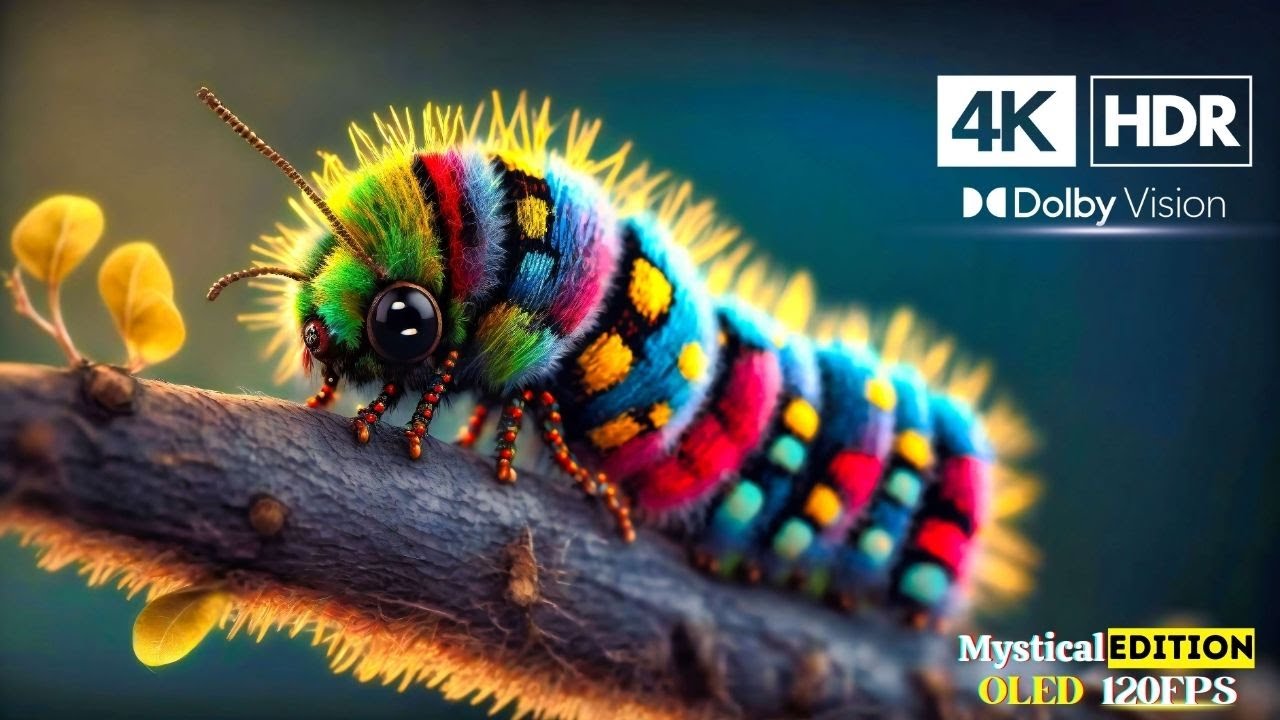 Mystical Insects 4K HDR Dolby Vision™ | OLED Demo 60FPS - YouTube