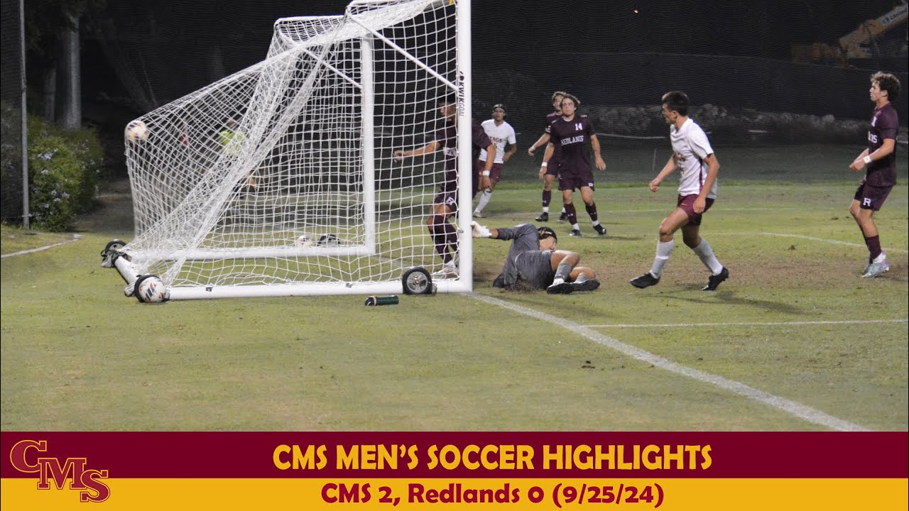 CMS Men's Soccer Highlights vs. Redlands - YouTube