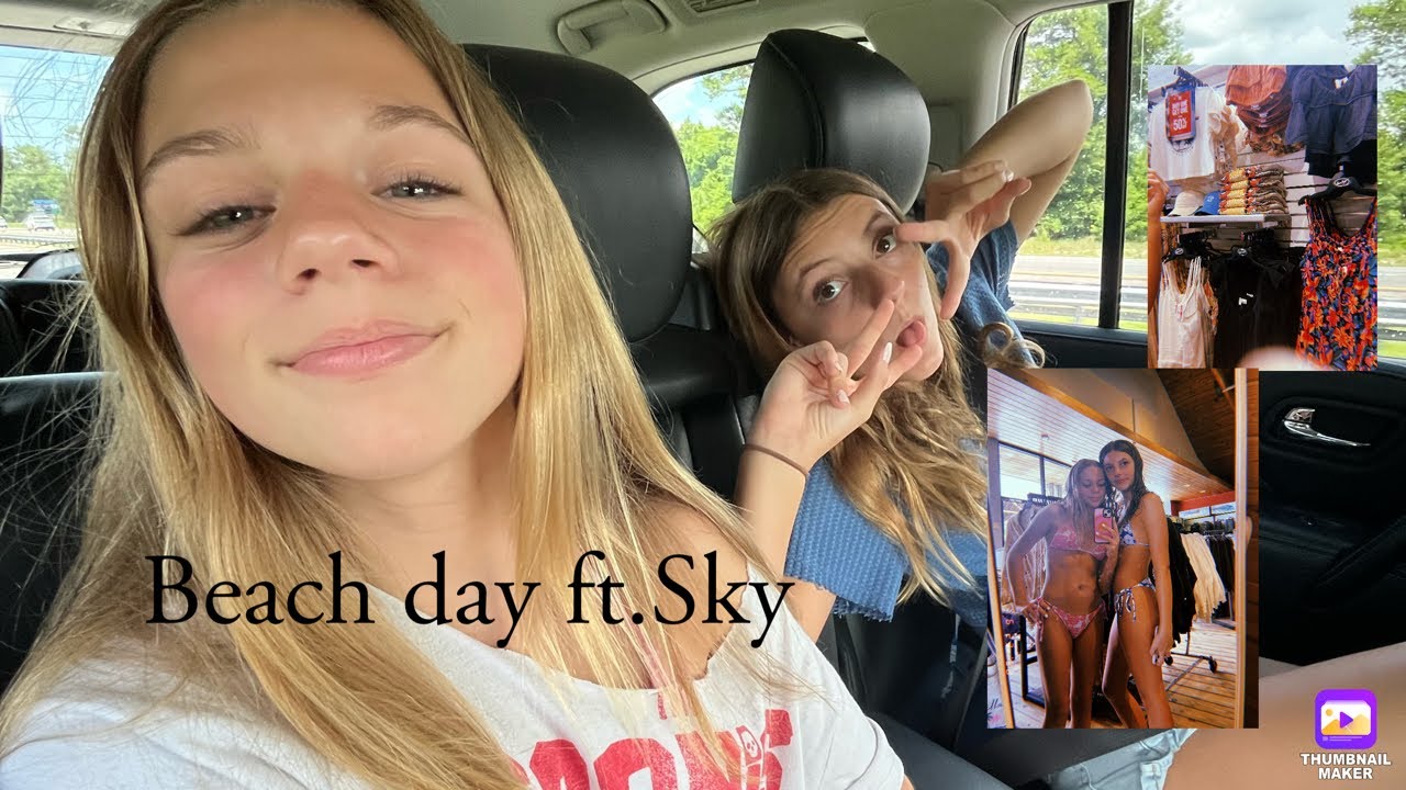 Beach day vlog ft.skyler - YouTube