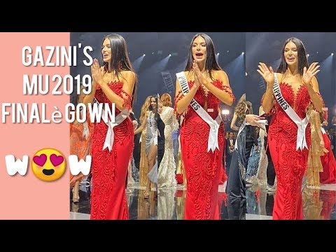 ITO PALA ANG GOWN NI GAZINI GANADOS SA FINALE NG MISS UNIVERSE 2019 ...