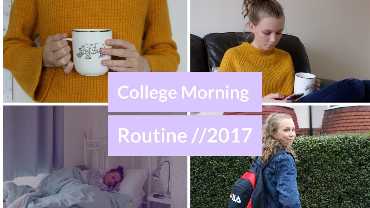 Autumn College Morning Routine // 2017 - YouTube