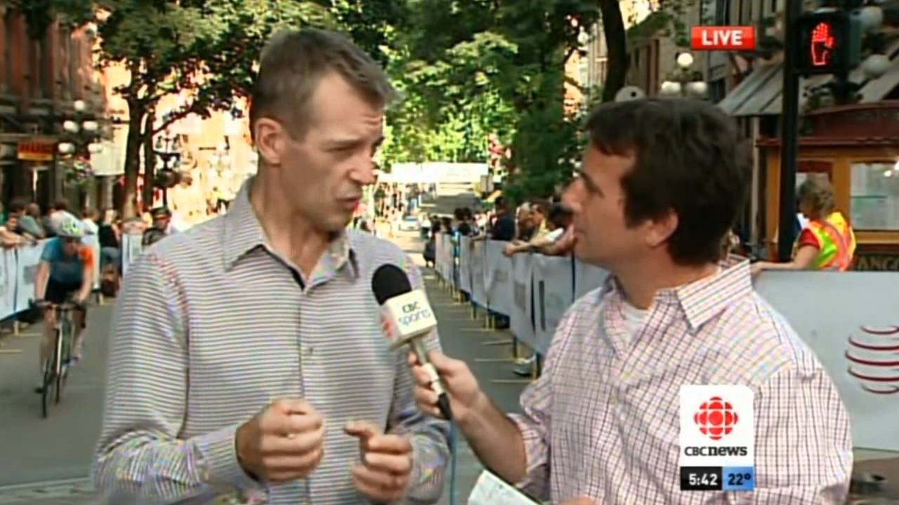 CBC News interviews Alex Stieda at the 2012 Global Relay Gastown Grand ...