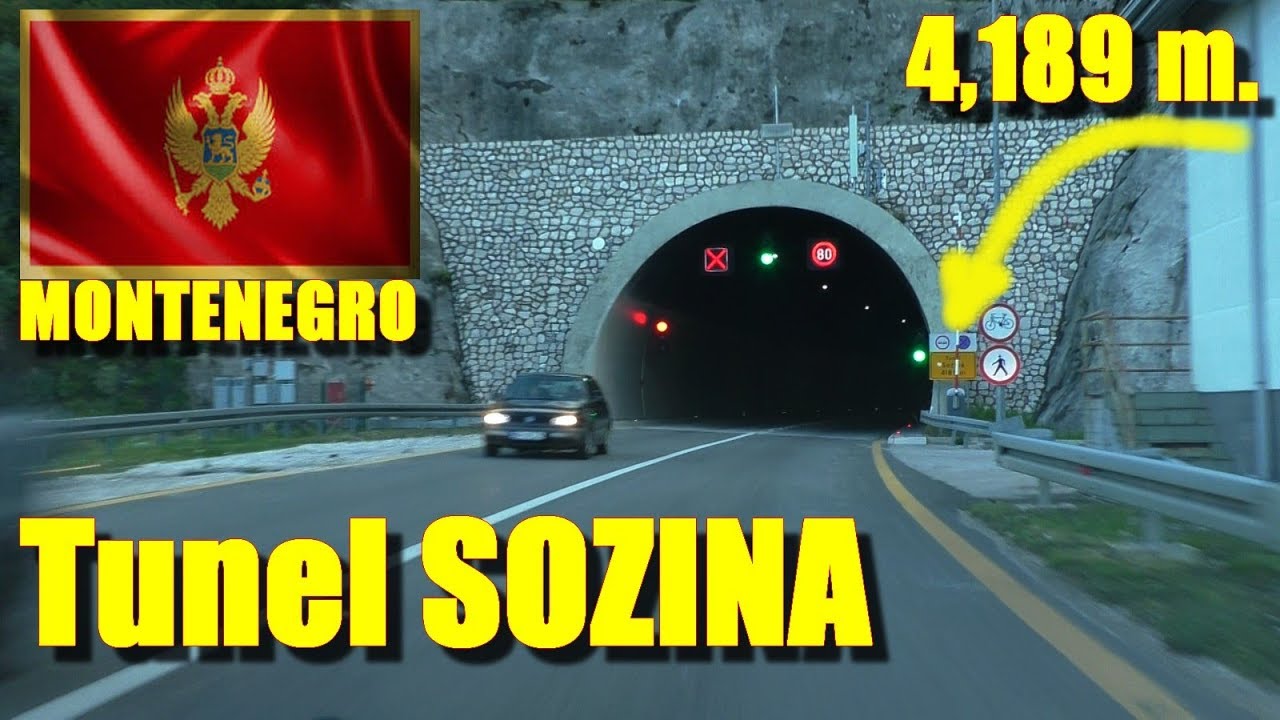 Tunel SOZINA - Montenegro #tunelsozina - YouTube