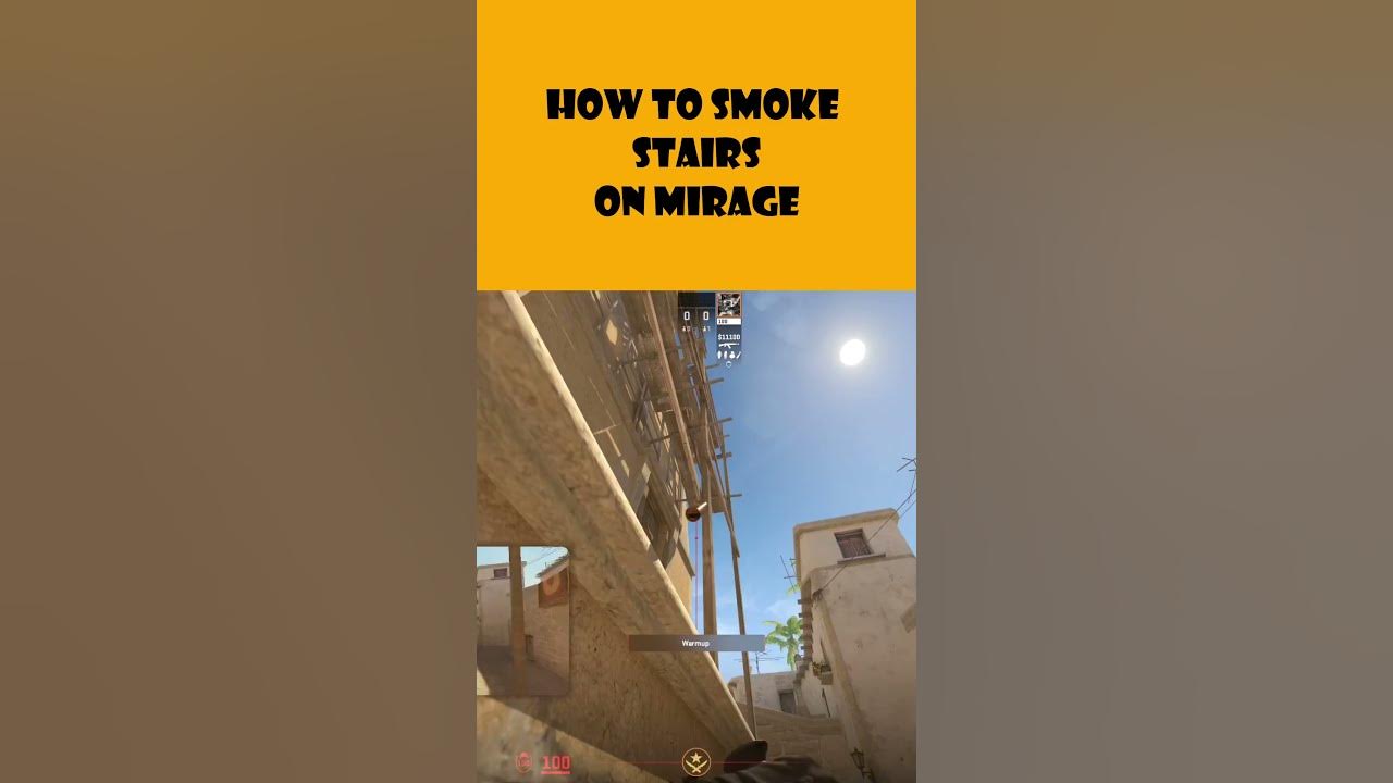 Stairs Smoke Mirage #cs2 - YouTube