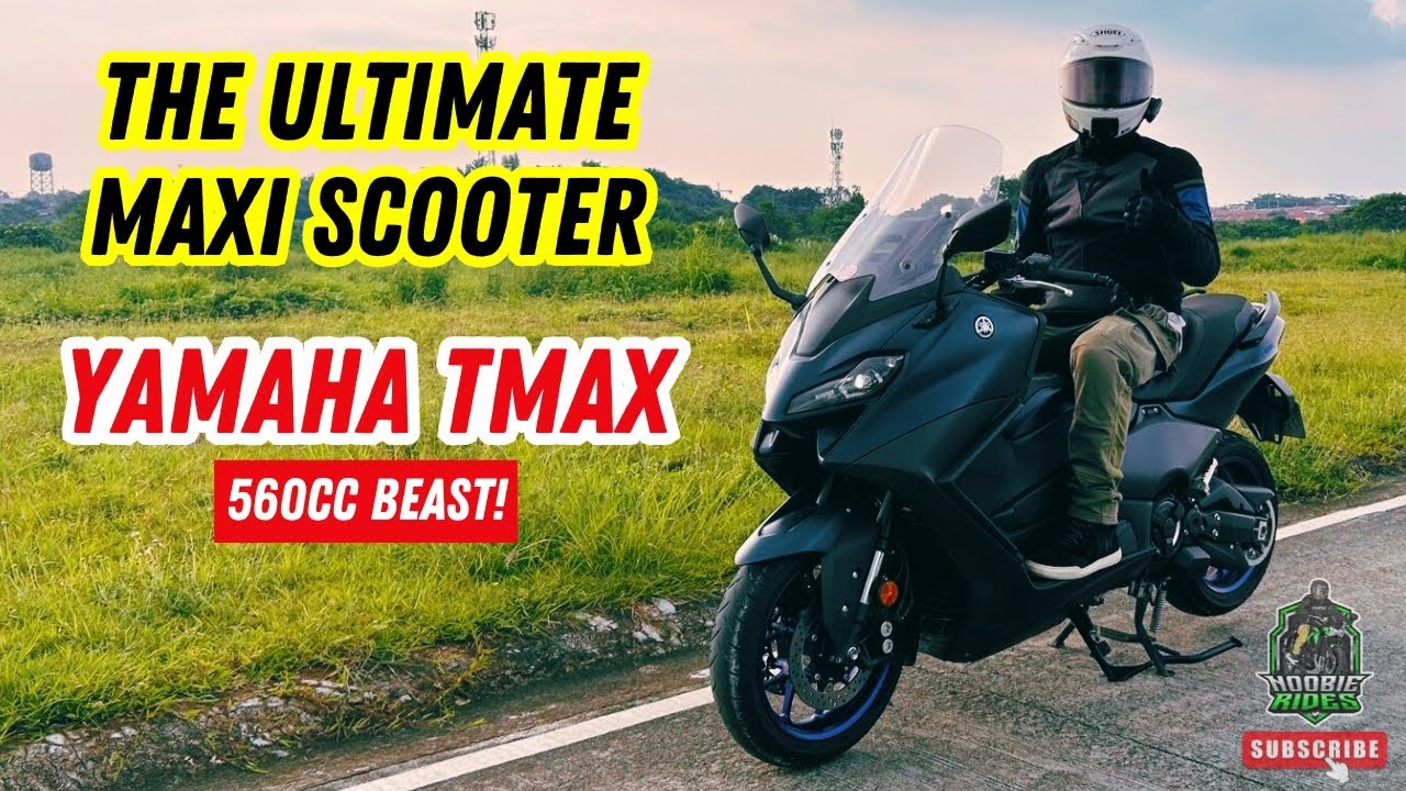 The Ultimate HIGH SPEED Maxi Scooter | Yamaha TMAX Review and Test Ride ...