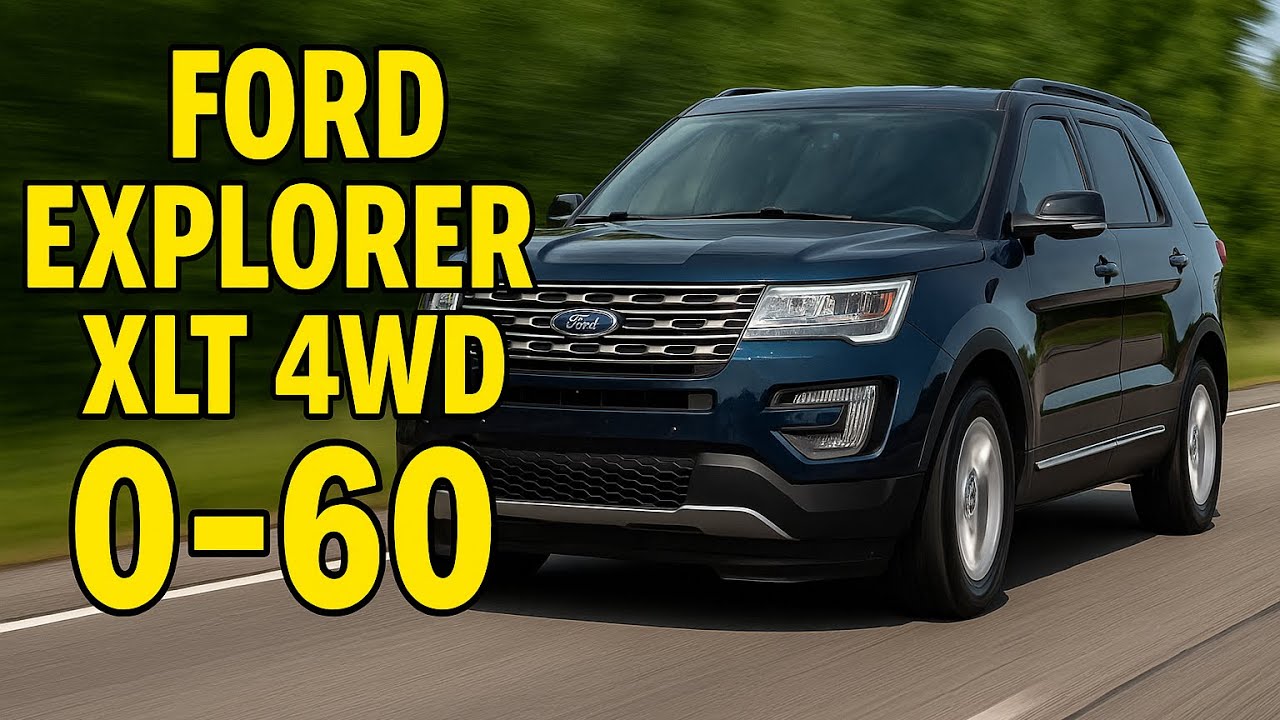 2017 Ford Explorer XLT 4WD 0-60 | Real-World Acceleration Test! - YouTube