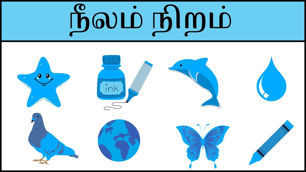 learn blue colour objects with picture/ blue colour/ colours for kids ...