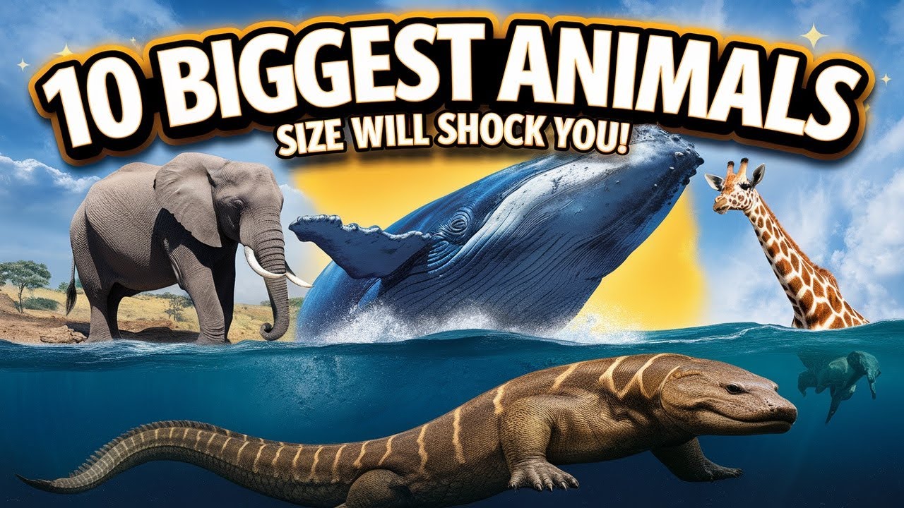 The 10 Biggest Animals in the World (Size Will Shock You!) - YouTube
