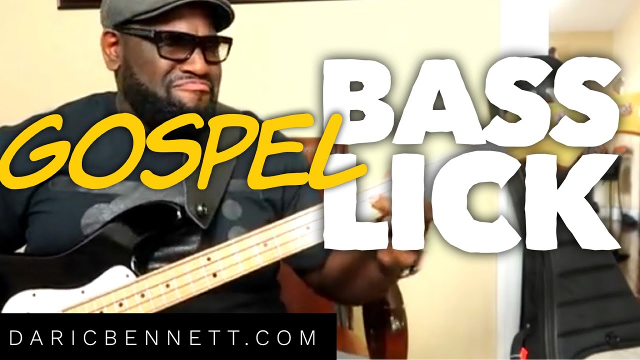 Quick Gospel Bass Lick - F Minor Triad ~ Daric Bennett's Bass Lessons ...