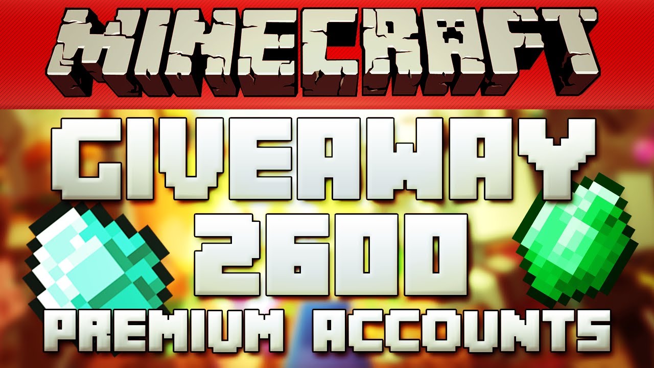Giveaway Minecraft Premium 2600 de conturi! + Fortnite #Minecraft # ...