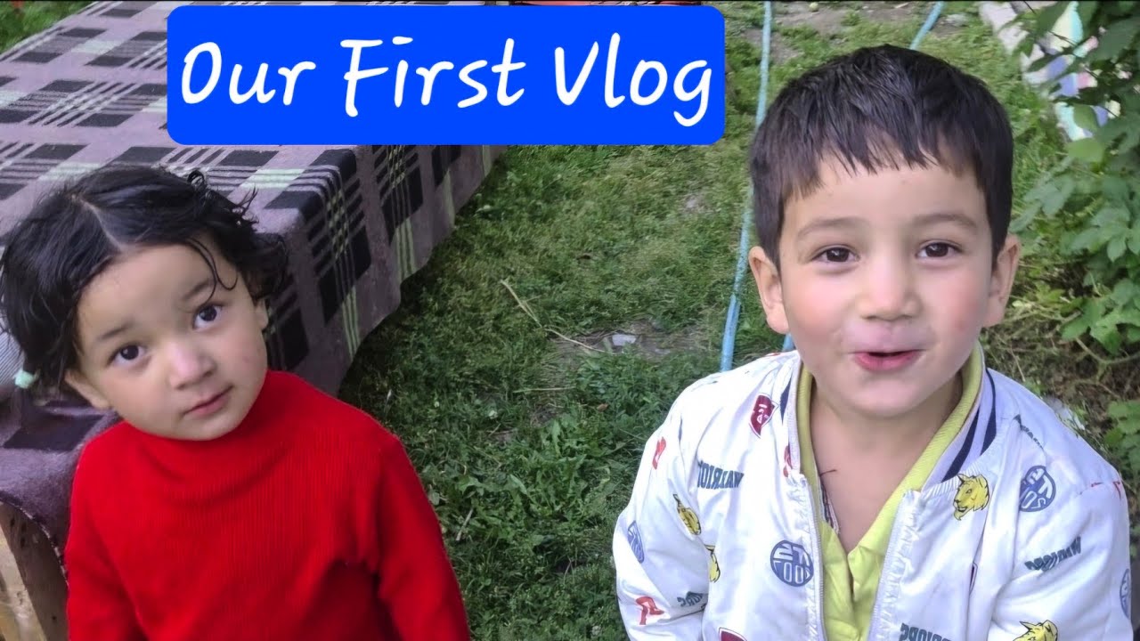 Little Kids Start Their First Vlog. Day 1 of Our Family Journey family ...