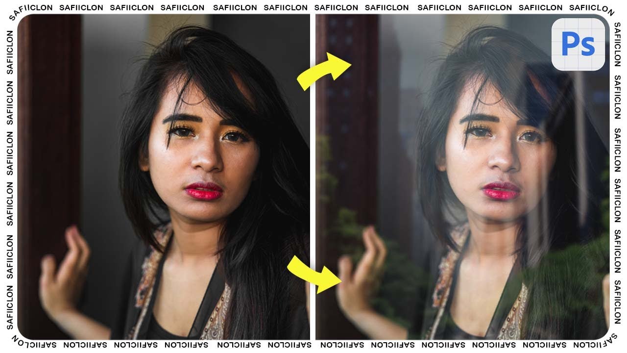 [ Photoshop Tutorial ] Easily Add Glass Window Reflection in Photoshop ...