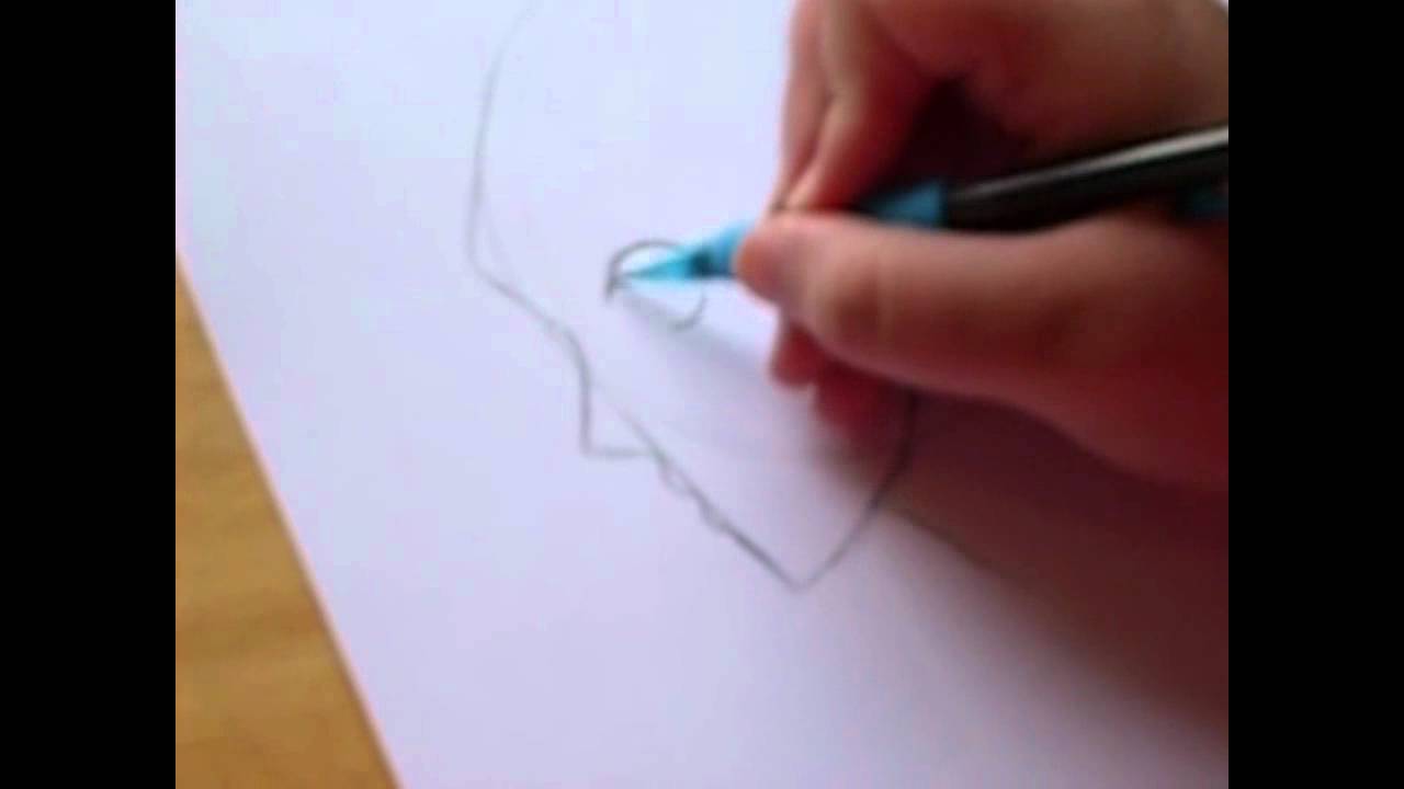 How To Draw Anime: Profile View - YouTube