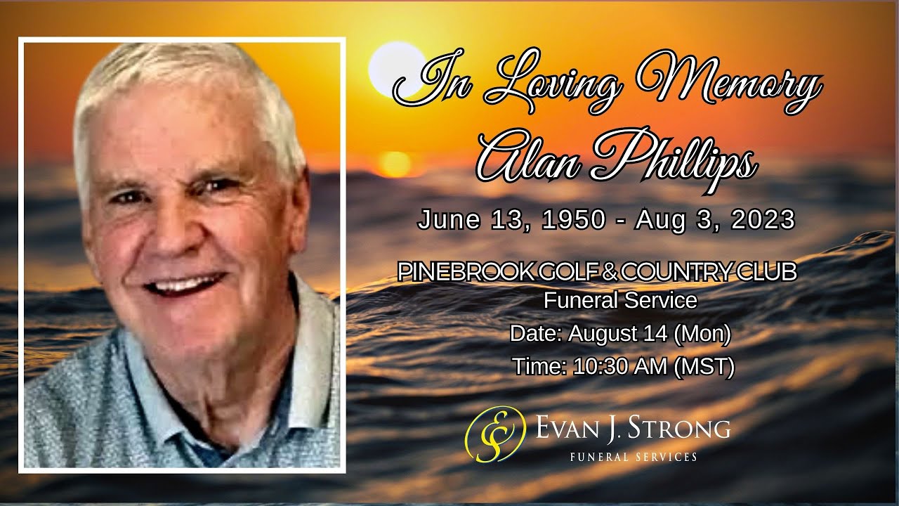 Alan Phillips - Funeral Service Live Stream - YouTube