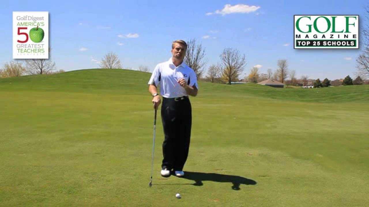 Golf Lesson: Setting up a Pre-Shot Routine for Better Focus - YouTube