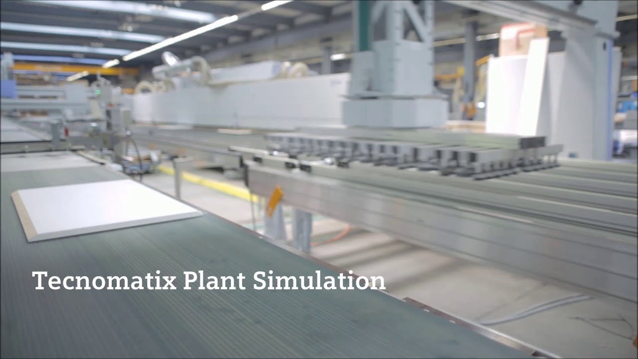 HOMAG Group AG uses Tecnomatix Plant Simulation for energy savings - YouTube
