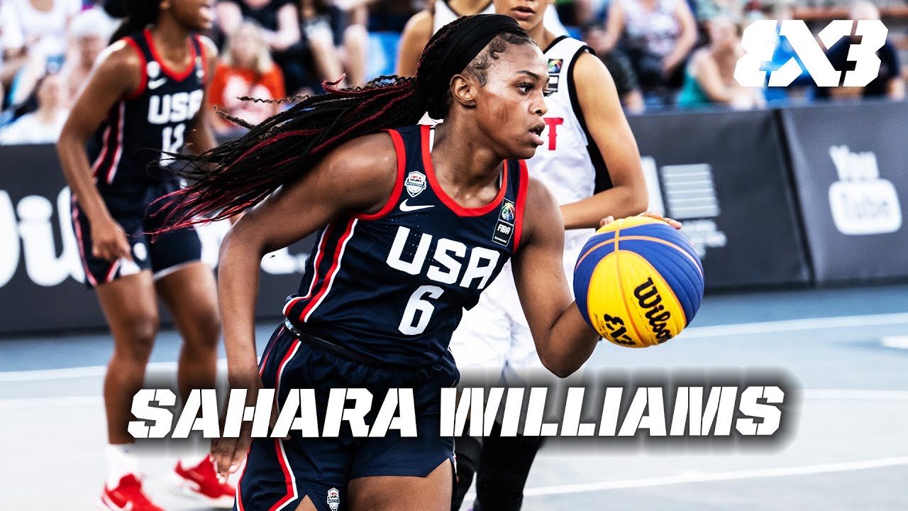 SAHARA WILLIAMS is a golden problem 🇺🇸🥇| FIBA 3x3 Mixtape - YouTube
