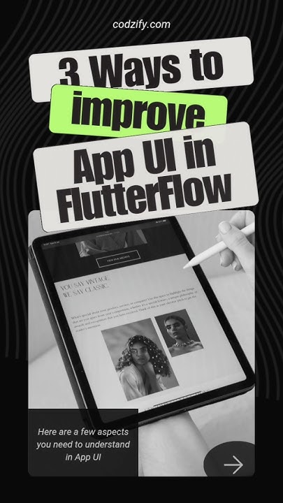 3 Ways to Improve App UI in FlutterFlow | FlutterFlow Tips 🚀🔥 - YouTube