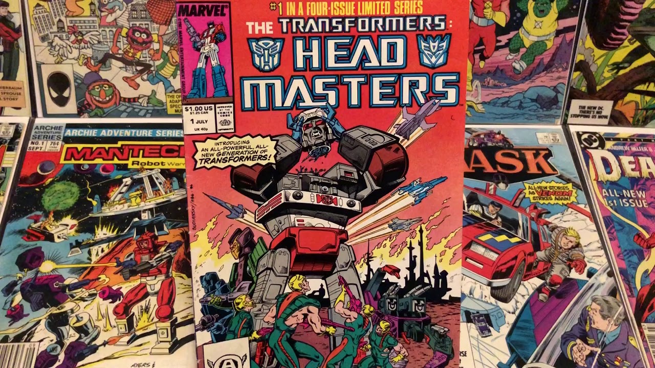 Transformers HeadMasters Comic Books 1987 1980s 80sThen80sNow 80s Then ...