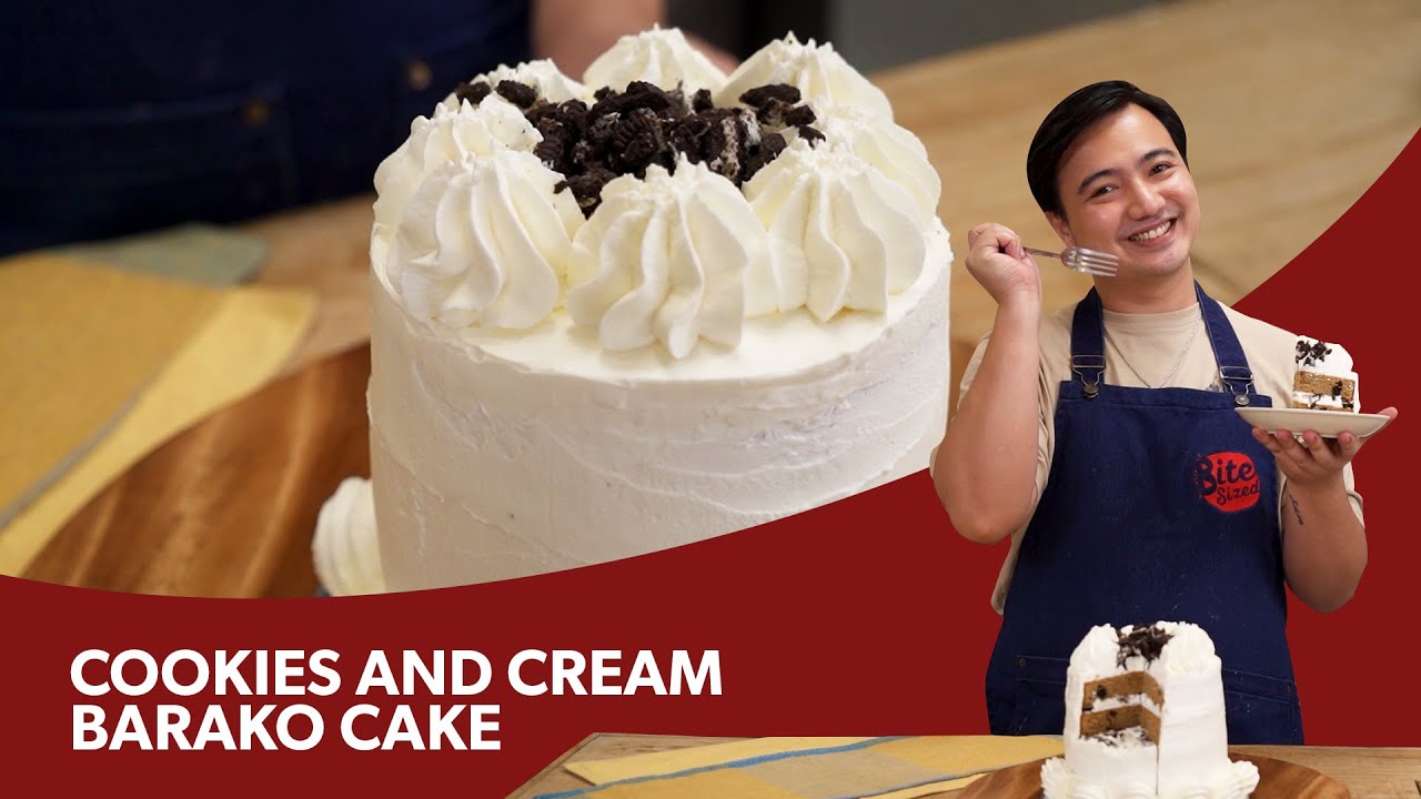How To Bake Cookies and Cream Barako Cake | Rich Coffee Cake Made With ...