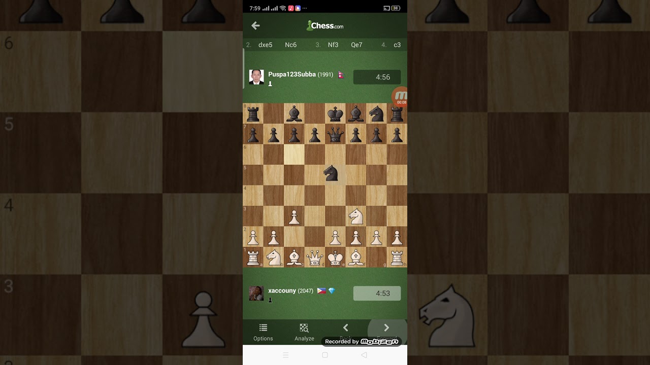 Chess Opening London System Vs England Gambit - YouTube