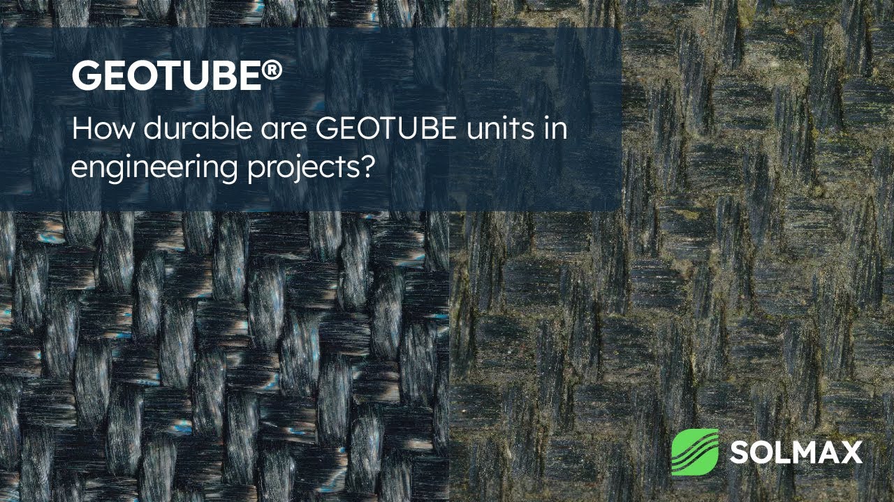 How durable are GEOTUBE units in engineering projects? - YouTube