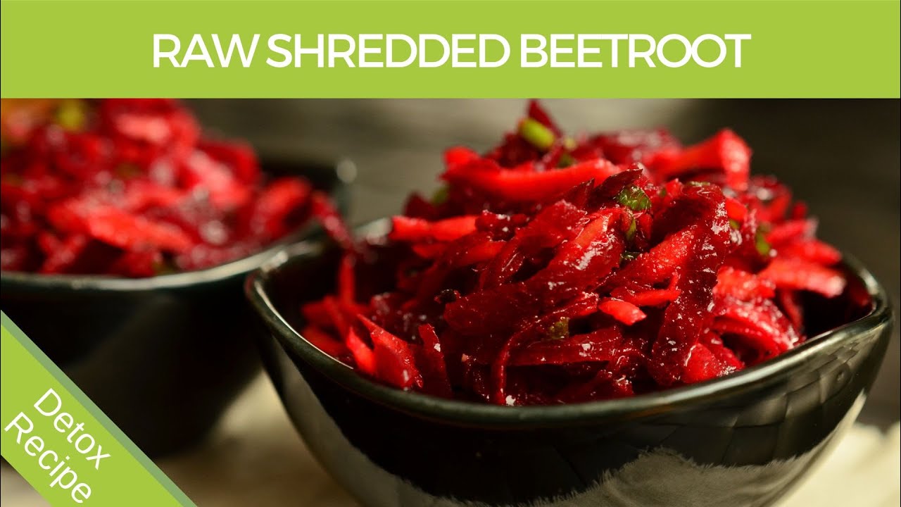 Raw Shredded Beetroot - YouTube