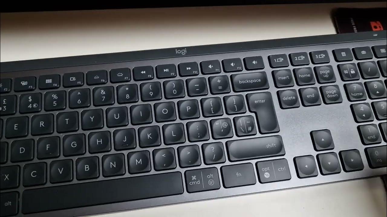 Logitech MX Keys Wireless Keyboard Switching Between Devices - YouTube