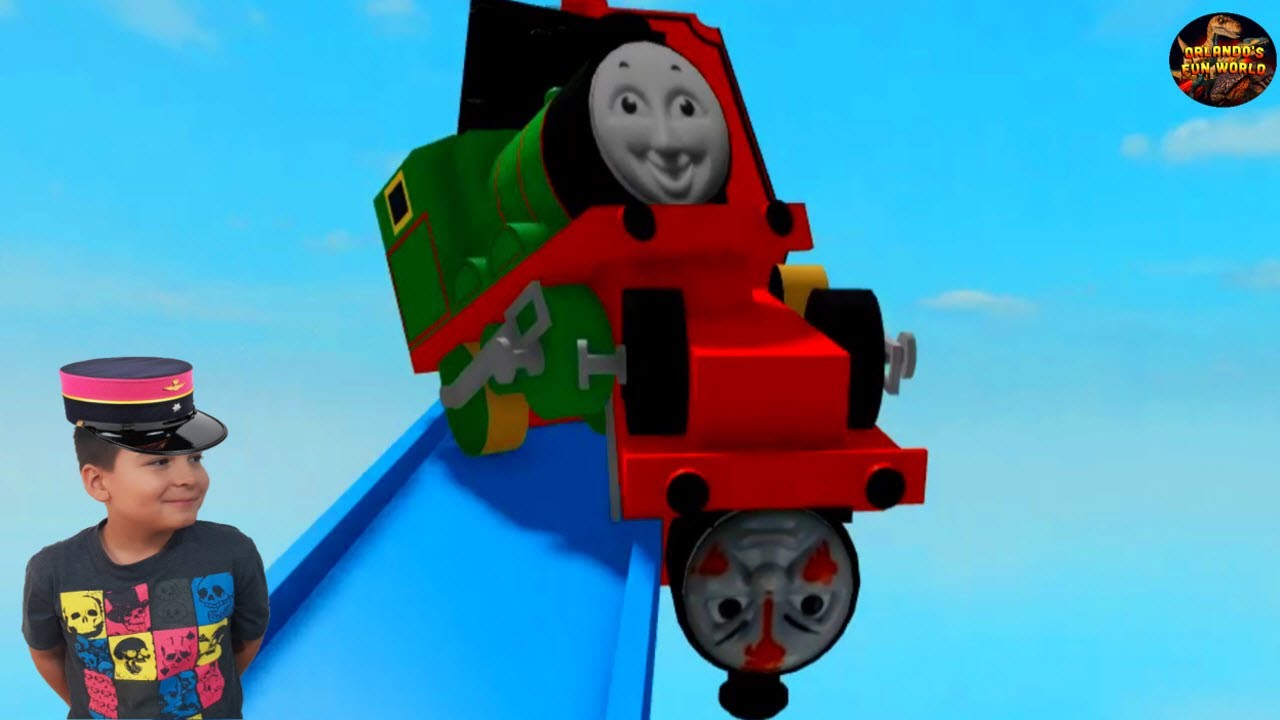 THE TOMY THOMAS SLIDE - THOMAS AND FRIENDS - CHECKING OUT THE GAME ...