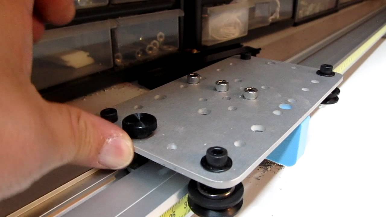 MakerSlide Work Area - YouTube
