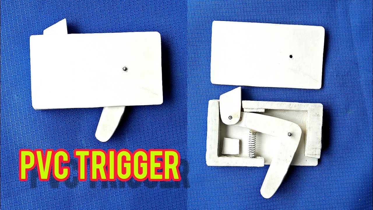 Cara mudah membuat trigger dari pipa pvc - YouTube