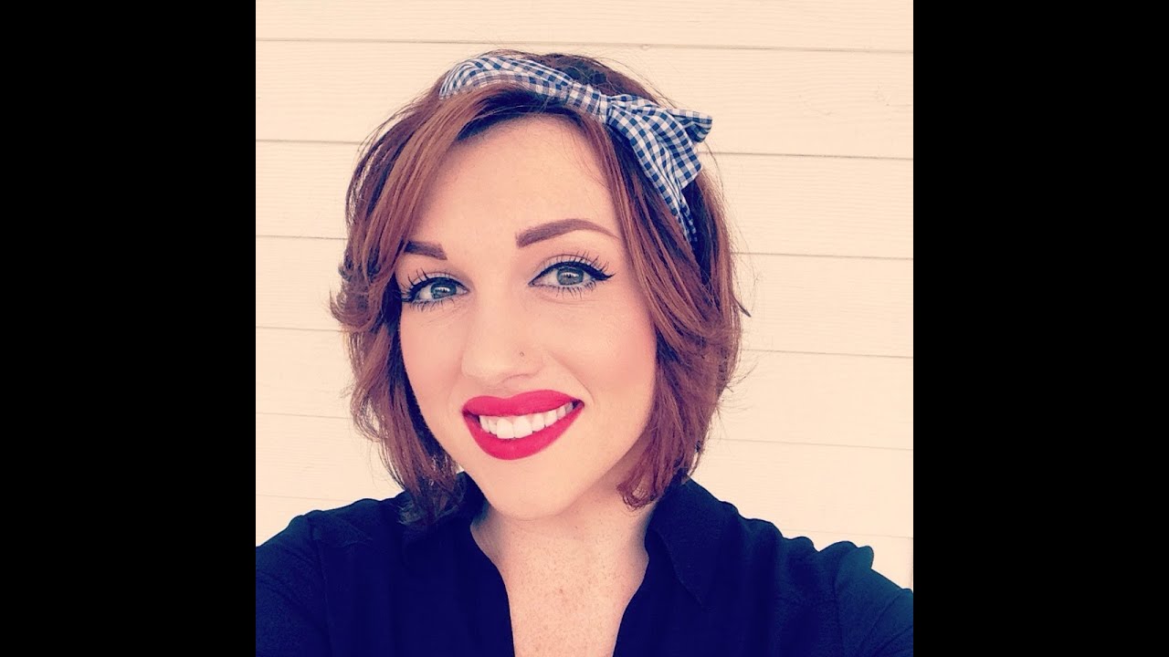 Quick, Easy Pinup Makeup Tutorial - YouTube