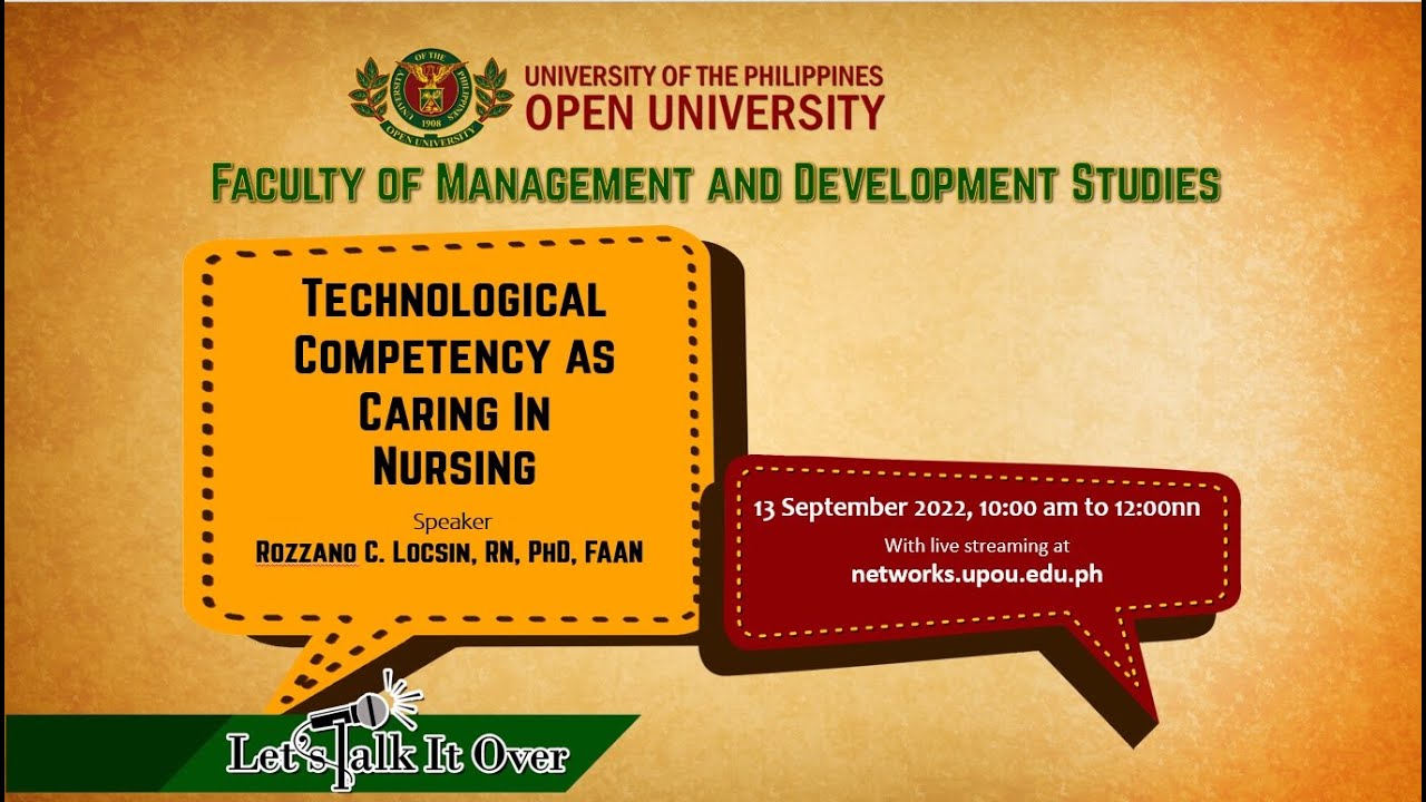 LTIO: Nursing Theories in the Philippine context, Technological ...