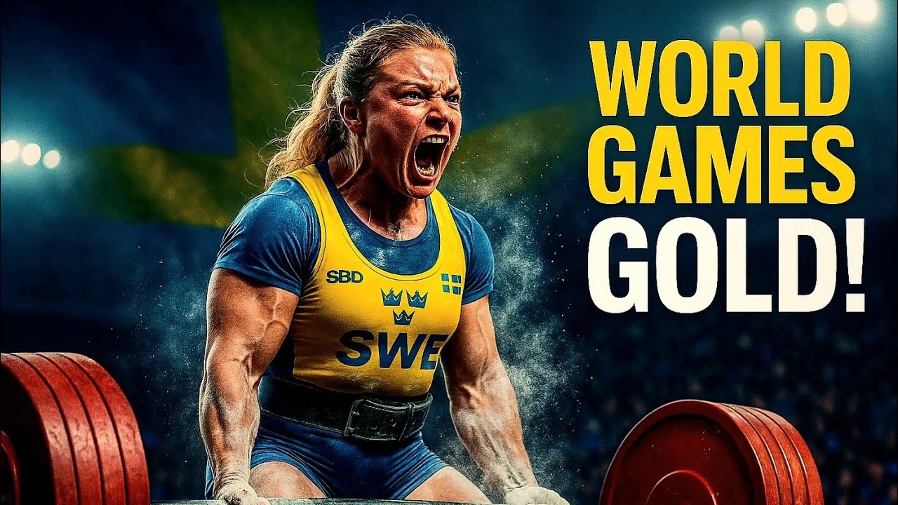 World Games 2025 Alba Boström GOLD in Women’s Middleweight Powerlifting ...
