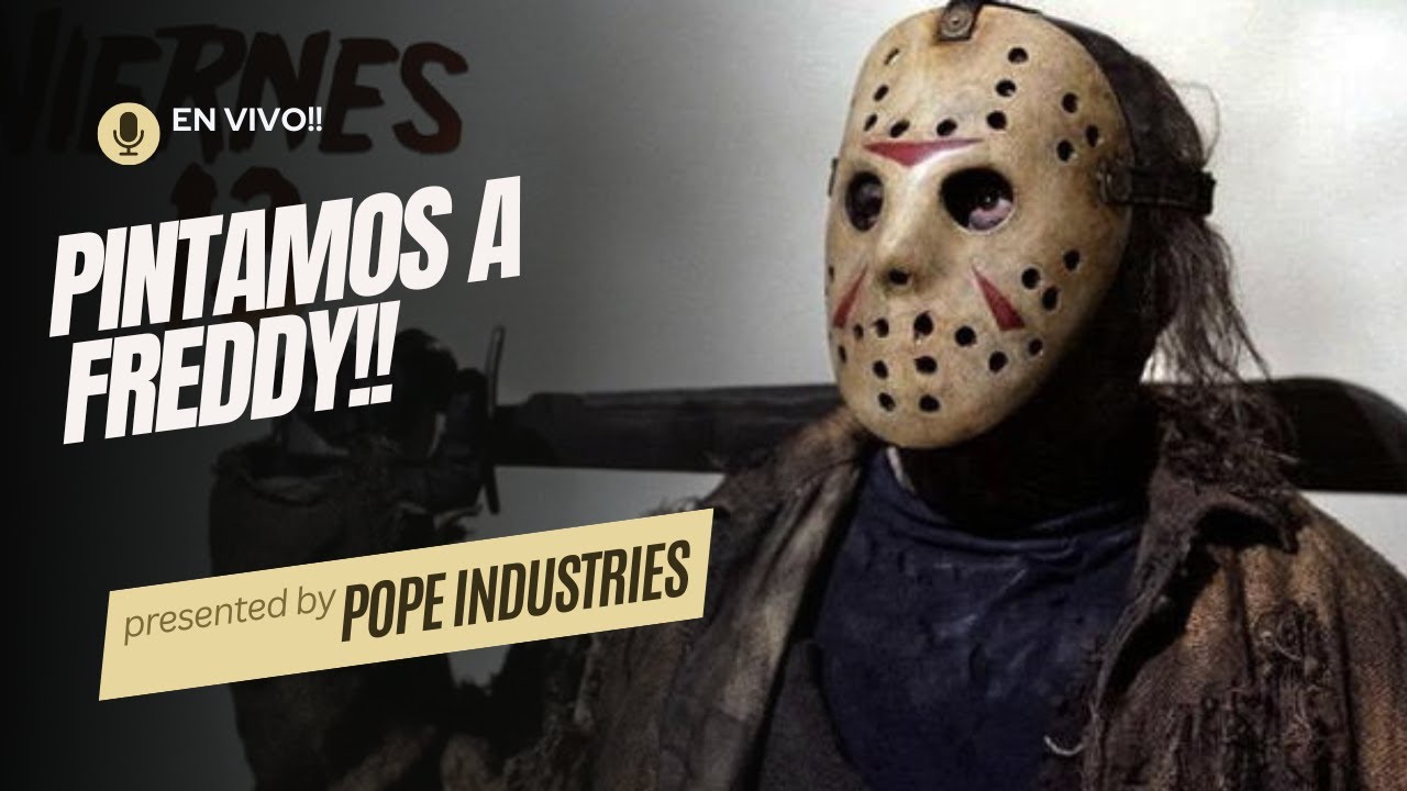 Pintamos Busto de jason impreso en 3d !!! Pintando en vivo!! Arg - YouTube