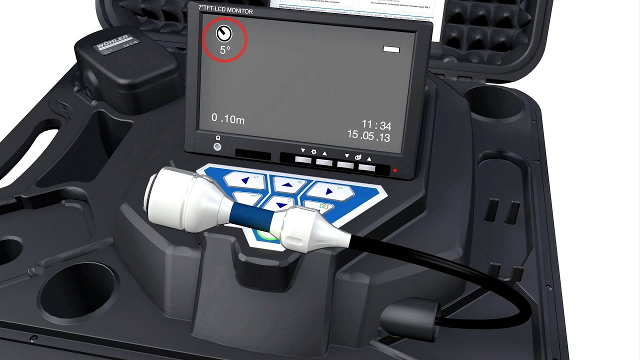 Wohler VIS 250 Visual Inspection Camera with Wohler L 200 Locator - YouTube