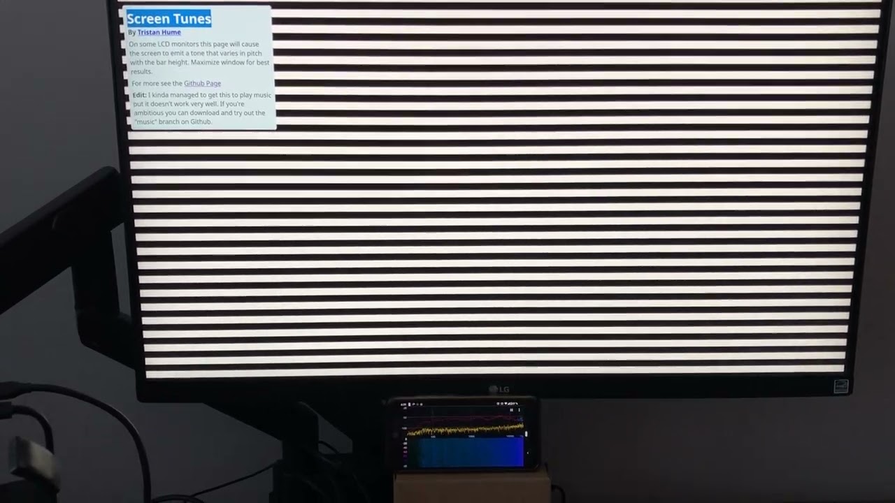 LG 27UP600-W 4K Monitor Coil Whine / Screen Tunes Issue - YouTube