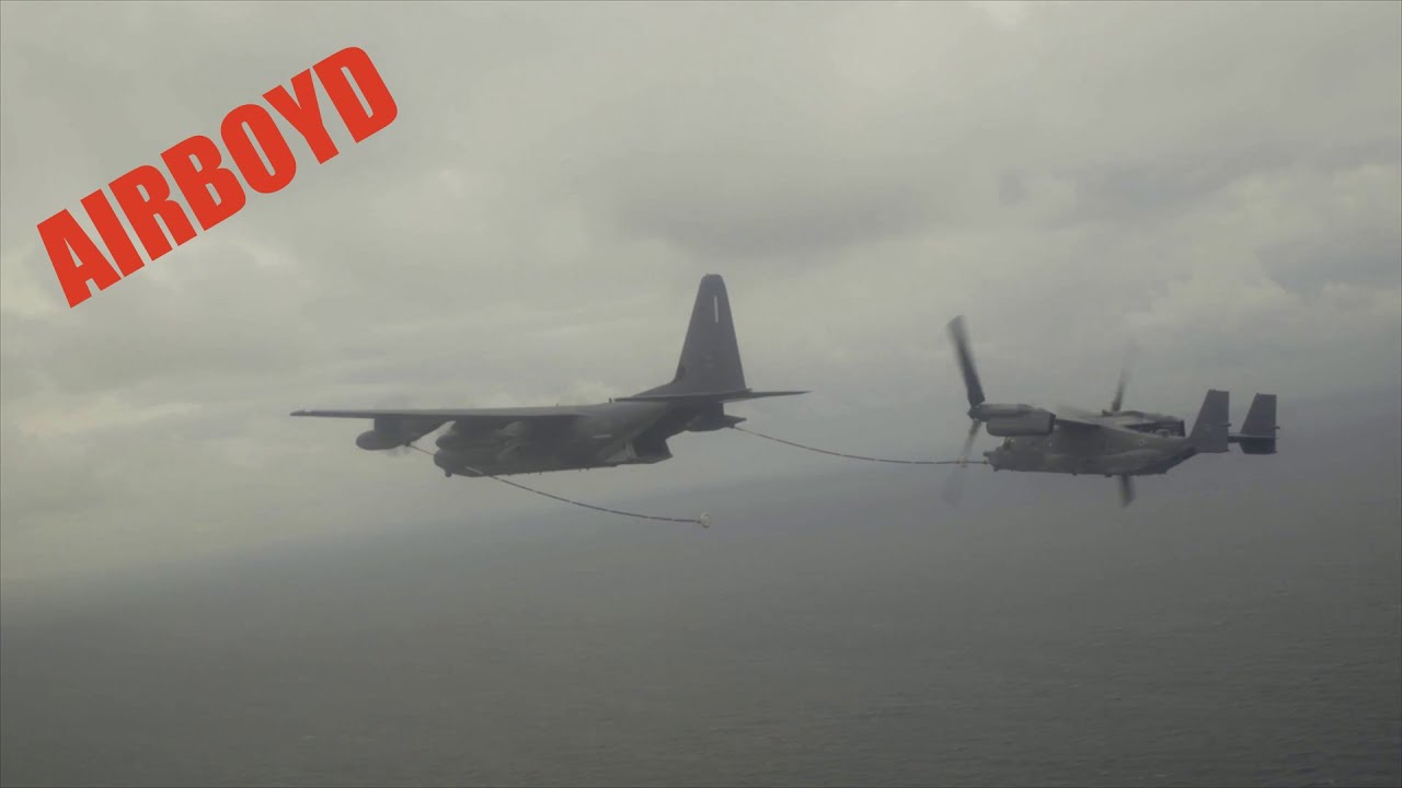 CV-22 Osprey Aerial Refueling - YouTube