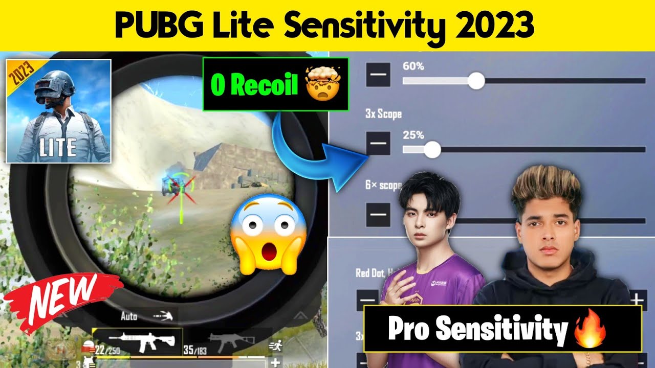 [2023] New Sensitivity Settings For Pubg Mobile Lite | Pubg Mobile Lite ...