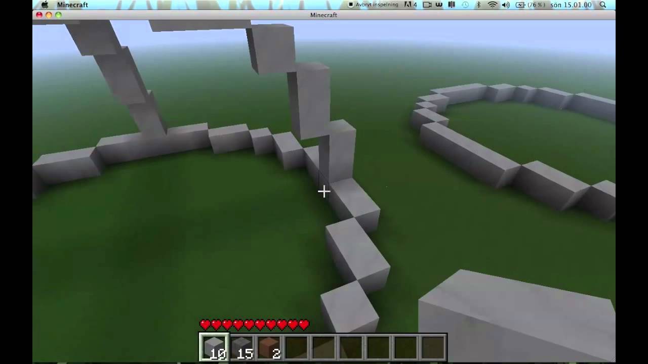 Minecraft: Circle and Sphere Tutorial w/ Commentary - YouTube