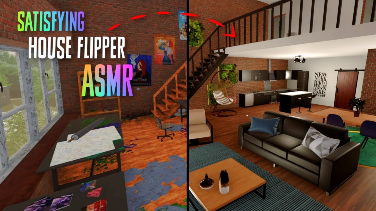 Satisfying ASMR 🧼 Let's Clean Up & Flip This Dirty Loft! 🏢 Close Up ...