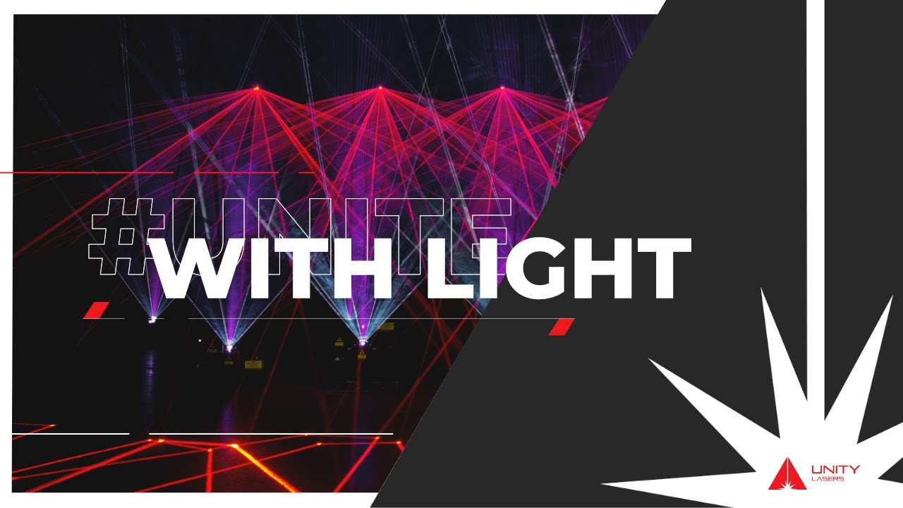 Unity Lazers Logo Statue Of Unity Laser Show